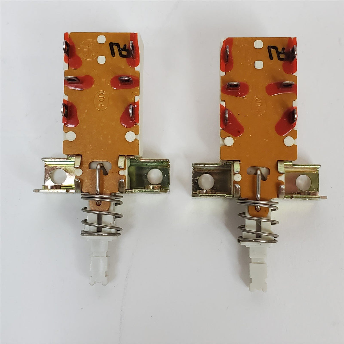 New Toko Power Push Button Switches PAIR DPDT Toko Schadow NE15 8532C ...