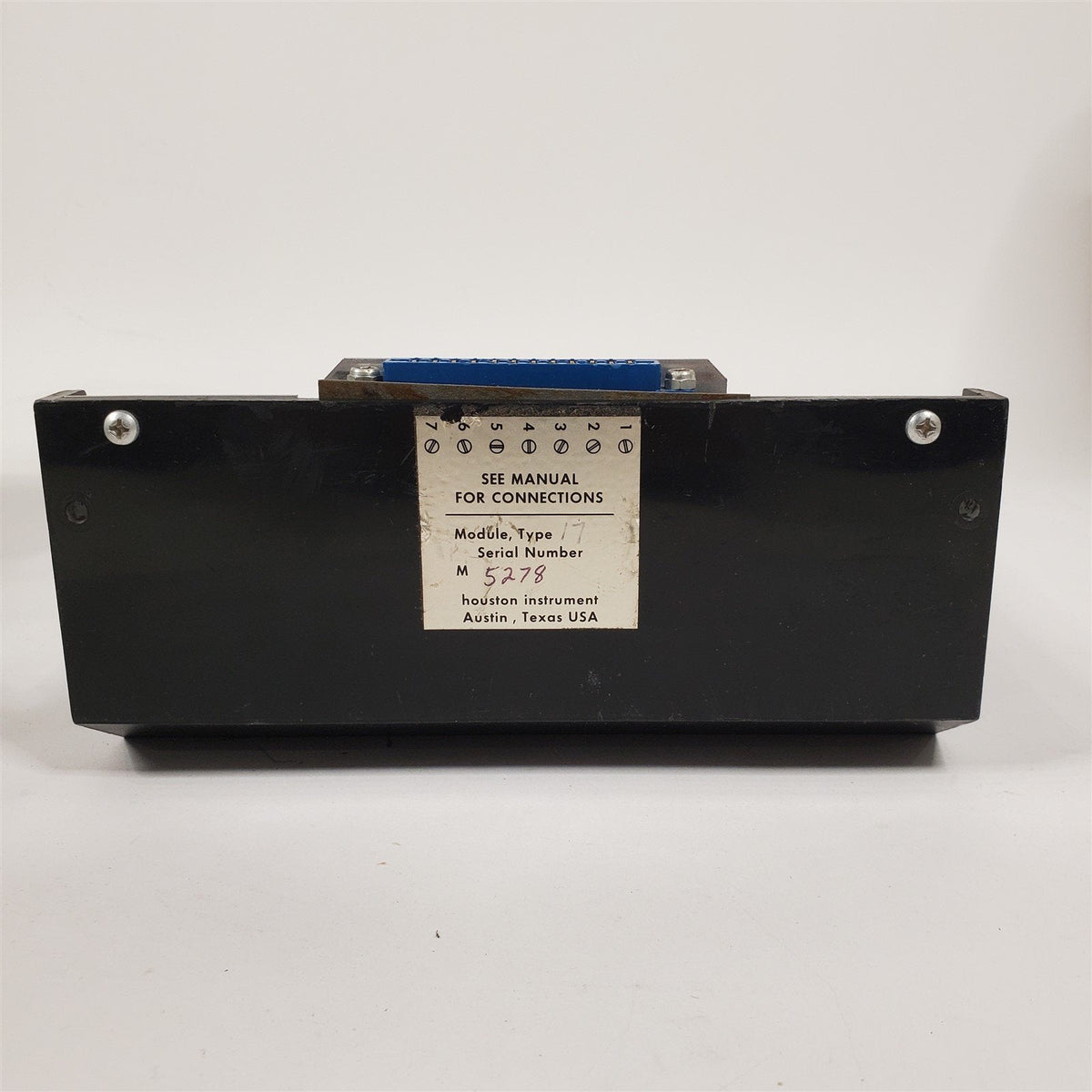 Vintage Type 17 Module for Houston Instruments 2000 Omnigraphic Record ...