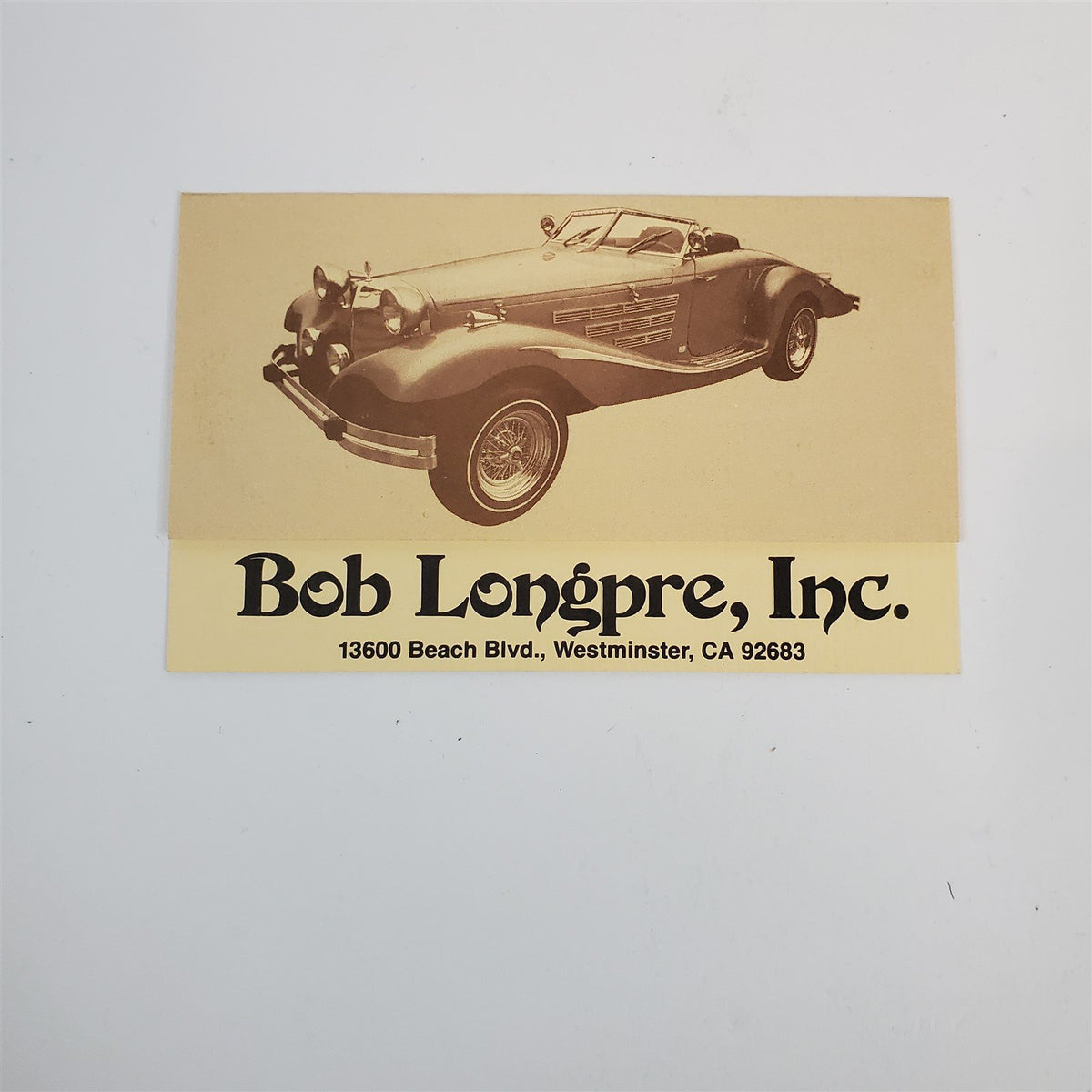 Vintage Centaur Roadster Pamphlet & Bob Longpre Business Pamphlet ...